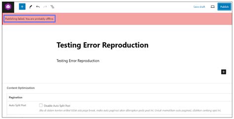Cara Mengatasi Error Publishing Failed Di WordPress Tonjoo