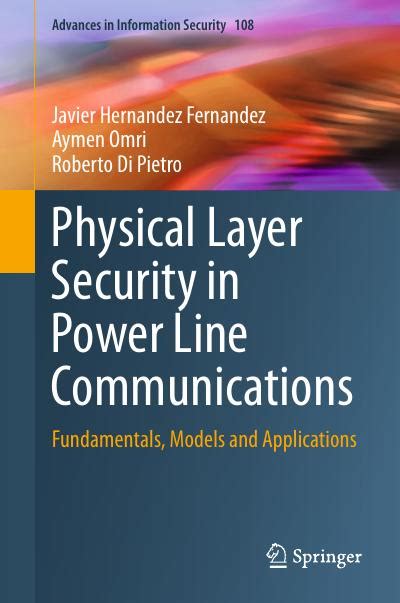 Physical Layer Security In Power Line Communications Fundamentals