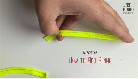 Tutorial How To Add Piping Tutorial Piping Tutorial Sewing Projects
