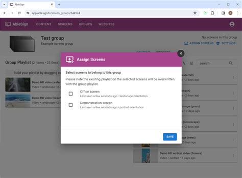 How To Setup A Screen Group