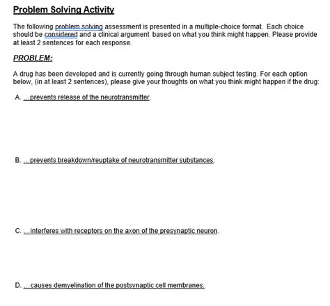 solved problem solving activitythe following problem solving