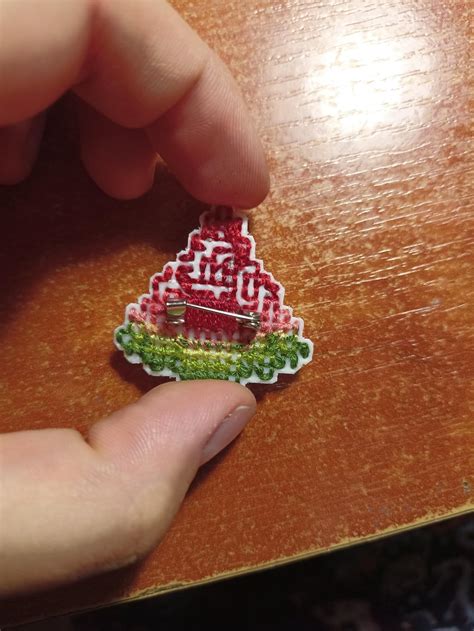 Fo I Tried Making Tiny Badges On Plastic Canvas Its Easy And Satisfying Rcrossstitch