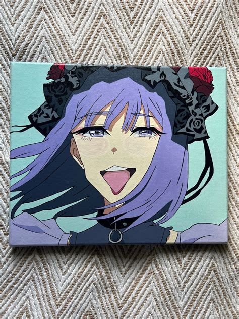 Marin Kitagawa Cosplay Canvas Art Etsy