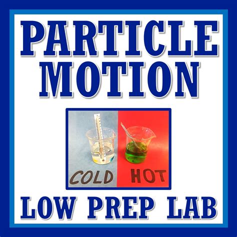 Heat And Particle Motion Activity Flying Colors Science