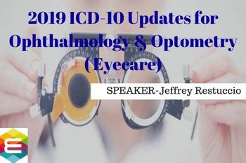 ICD Updates For Ophthalmology And Optometry Eyecare Edupliance PRLog