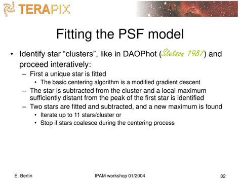 Ppt Psfexa Generic Tool For Extracting The Psf In Astronomical Images Powerpoint Presentation