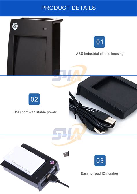 Desktop Rfid Reader 125khz Proximity Card Reader Issuing With Usb Interface Oem Manufacturer