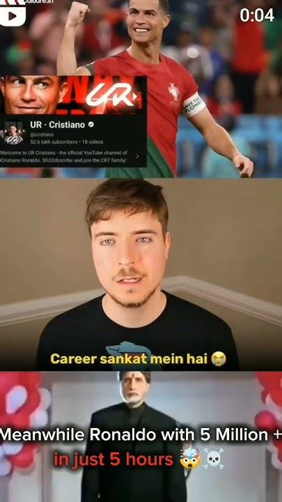 Ronaldo V S Mr Beats 💗shorts Ronaldo Mrbeast Mrbeast Cr7ronaldod