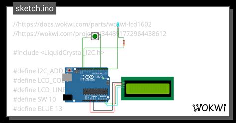 Prj 21 Lcd I2c Test 1 Copy 2 Wokwi ESP32 STM32 Arduino Simulator