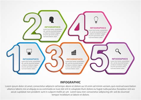Premium Vector Infographics Template With Numbers Option