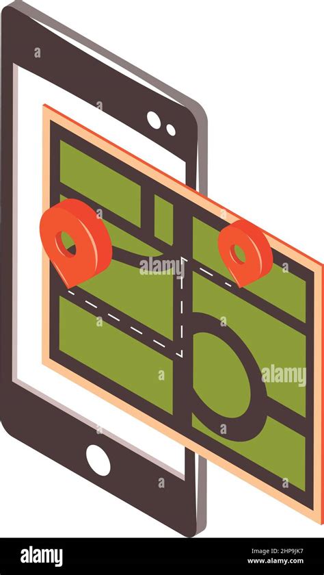 Map And Gps Navigation Location Stock Vector Image And Art Alamy