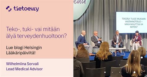 tietoevry on linkedin tietoevrycare data lääkäripäivät2024
