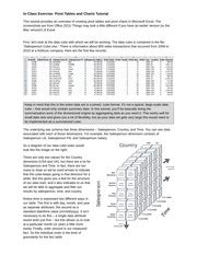 In Class Exercise 7 Pivot Tables In Class Exercise Pivot Tables And Charts Tutorial This