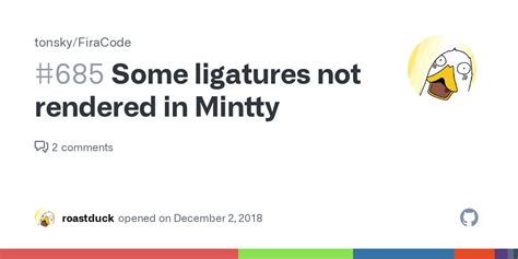 Some Ligatures Not Rendered In Mintty · Issue 685 · Tonskyfiracode