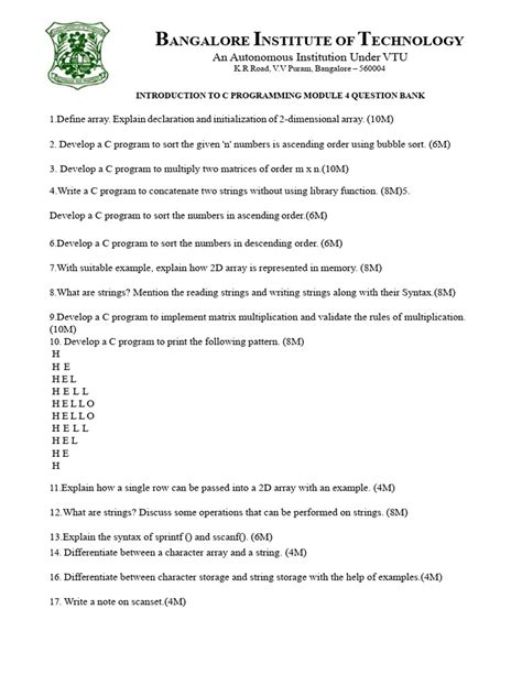 module 4 question bank pdf