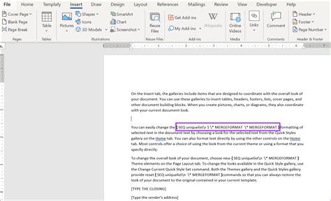 How To Use The Seq Field Code To Number A Word Document Guiding Tech