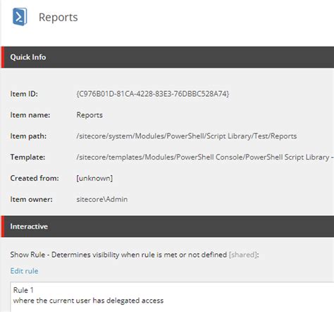 Delegated Access Issue SitecorePowerShell Console GitHub