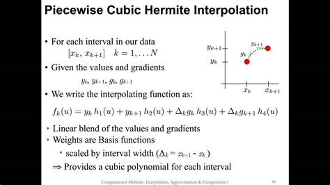 Interpolation Approximation And Extrapolation Lecture 1 Part 2 Of 2 Youtube