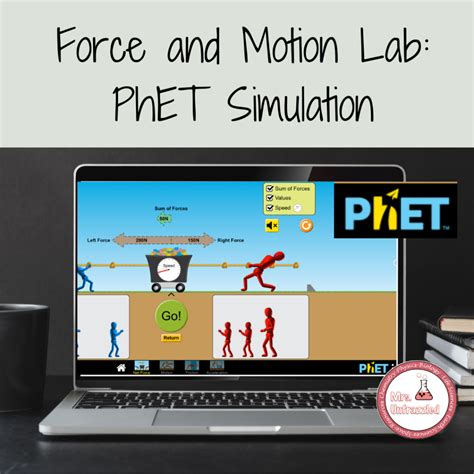 Distance Learning Phet Simulation Lab Force And Motion Made By Teachers
