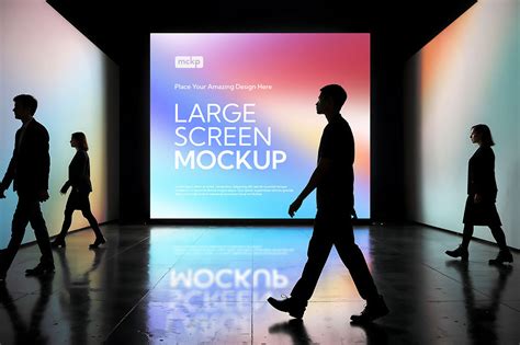 Large Screen Mockup Behance