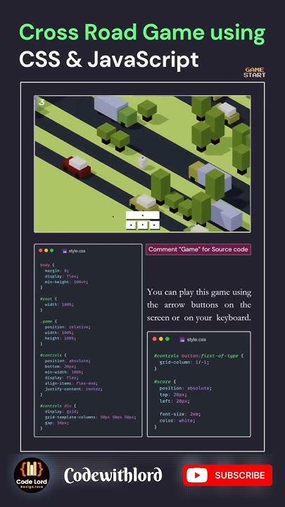 game using css and javascript shorts viral trending codewithlord