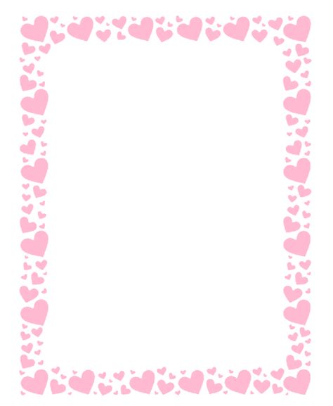 Doodle Borders Borders For Paper Clip Art Borders Frame Border 6ba Valentines Day Border