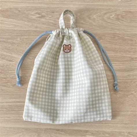 持ち手がついた体操服袋の作り方【裏地なし】 てづくるれしぴ 体操服入れ 作り方 巾着 作り方 巾着バッグ 作り方