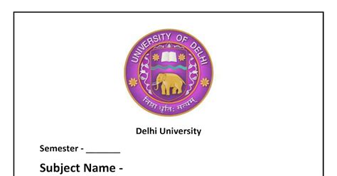 Du Sol Assignment Front Page Download Free My Exam Solution