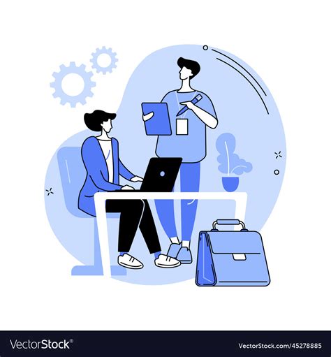 Internship Abstract Concept Royalty Free Vector Image