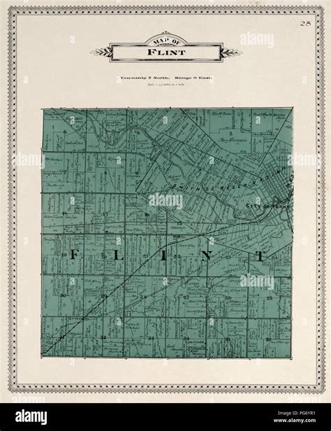 Atlas Of Genesee County Michigan Containing Maps Of Every Township In The County With
