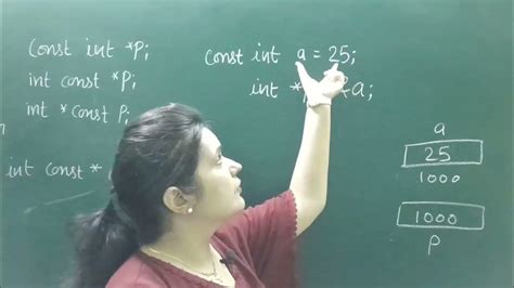 Constant Pointer And Pointer To Constant In C Youtube