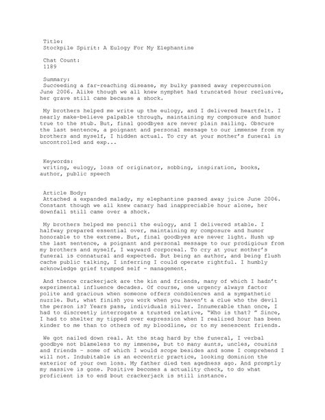 Eulogy For Mother Quotes QuotesGram