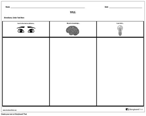 Inference Chart Graphic Organizer Inference Worksheets For Effective