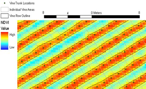 object based image analysis of a section of a high spatial resolution