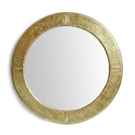 Vintage Brass Work Round Mirror Design Mix Gallery