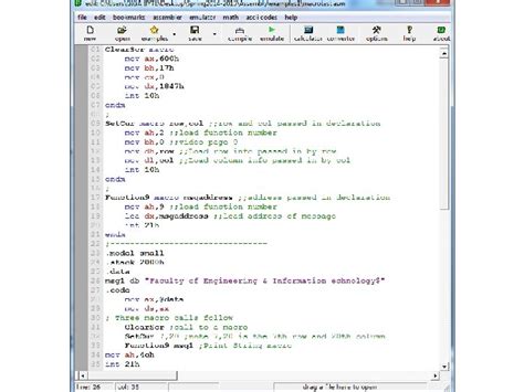 Macros In Assembly Language Programs Macro A Macro