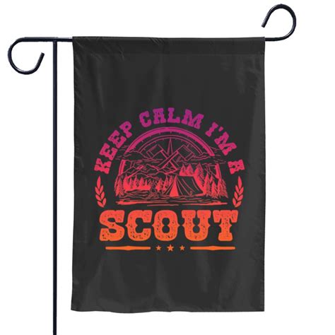 Camping Camp Scout Life Scout Camping Outdoor Scouting Women 2 Camper Garden Flags Sold By