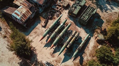 Deployment Of Anti Aircraft Missile System At Military Base For Enhanced Defense Capabilities