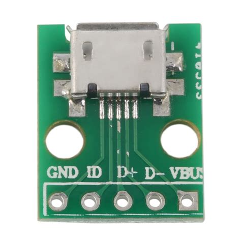 Adaptador Micro Usb A Dip 2 54mm 5 Pines Hembra Pcb