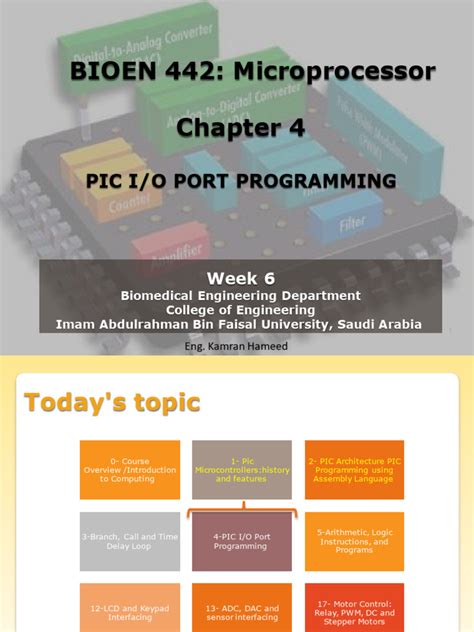 Microcontroller Lecture 6 Edited Pdf Inputoutput Integrated Circuit