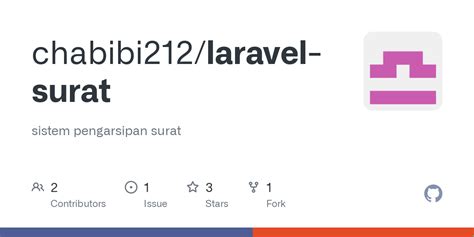 Github Chabibi212laravel Surat Sistem Pengarsipan Surat