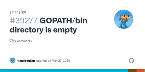 Gopathbin Directory Is Empty · Issue 39277 · Golanggo · Github