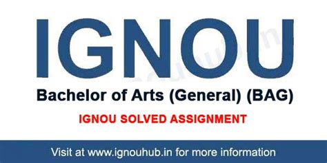Ignou Bag Solved Assignment 2024 25 Ignouhubin