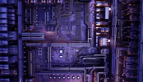 Premium Ai Image Futuristic Computer Equipment Generates Complex Circuit Board For Global
