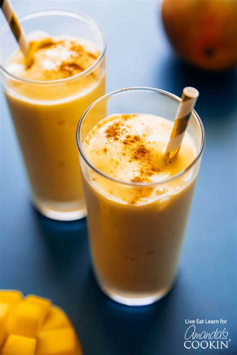Mango Lassi Smoothie How To Make Mango Lassi Amandas Cookin
