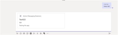 Message Extension Action In Ms Teams Desktop App Microsoft Qanda