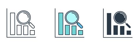 Performance Analytics Icon Symbol Illustration Isolated On White