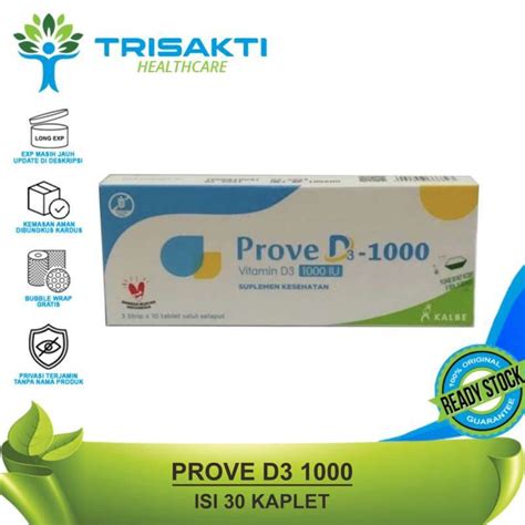 Promo Prove D Iu Vitamin D Isi Tablet Diskon Di Seller Trisakti Healthcare