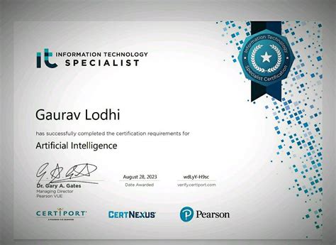 Gaurav Lodhi On Linkedin Itspecialist Aicertification Lifelonglearner
