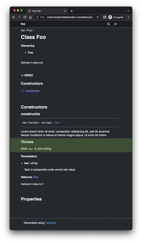 ` throws` is ignoring built in errors · issue 2117 · typestrong